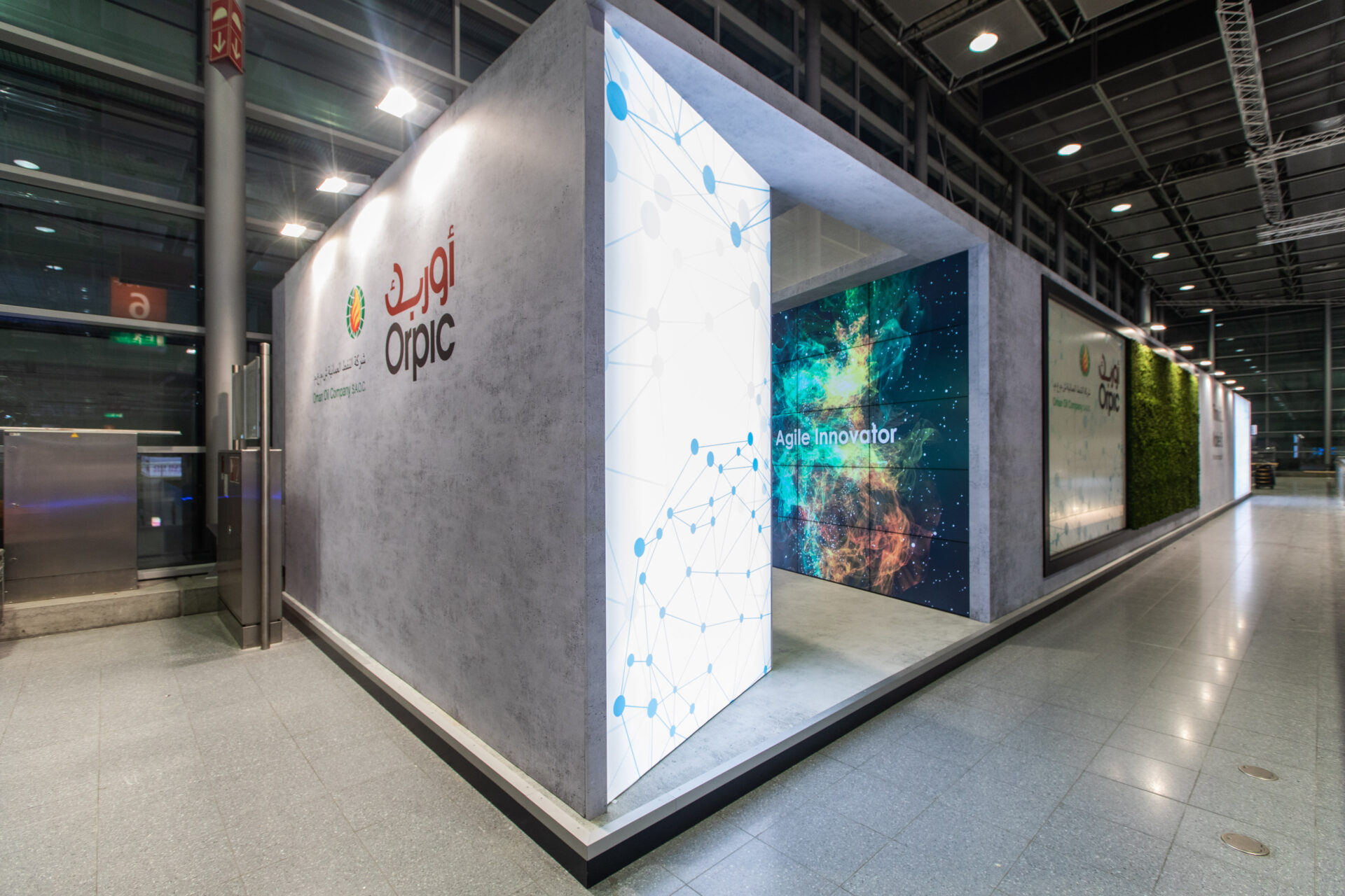 Orpic immersive exhibition stand - First Impression